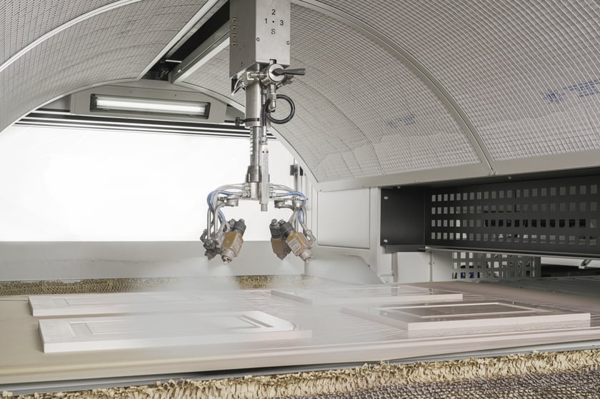 Prima Evo one or two-arm oscillating spray coater | Cefla Finishing